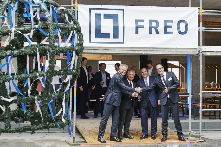 FREO holds the topping-out ceremony for the Hilton hotels at ...